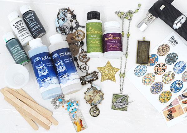 Resin 101: Tips and Tricks for Creating Resin Mixed Media Jewelry ...