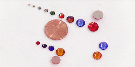 PRESTIGE Crystal Flatback Rhinestone Size Chart — Beadaholique