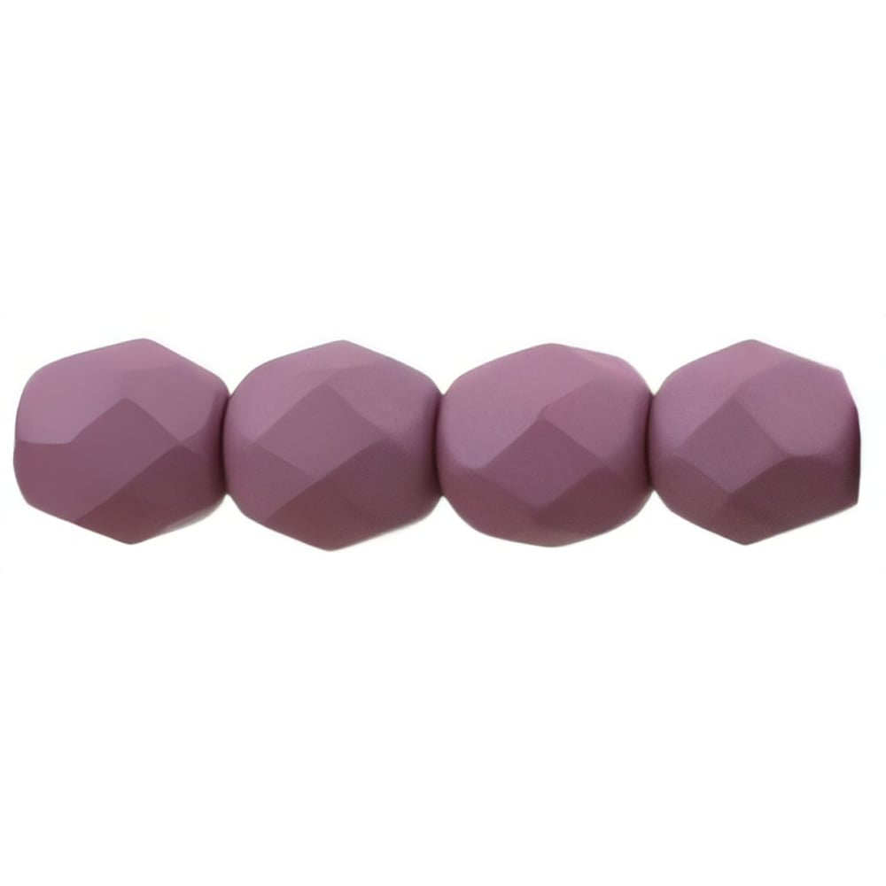 Czech Fire-Polish 4mm Saturated Lavender (50pcs) — Beadaholique