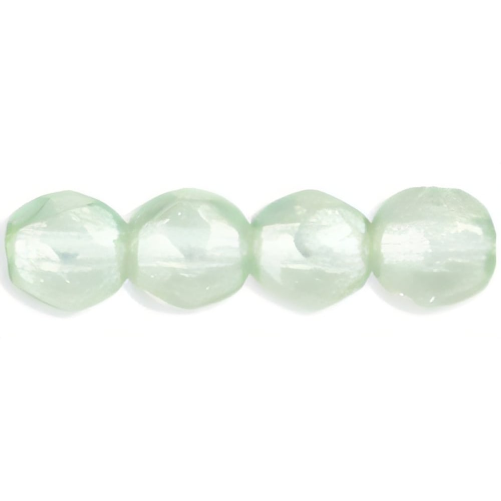 Czech Fire-Polish 4mm Luster - Peridot (50pcs) — Beadaholique