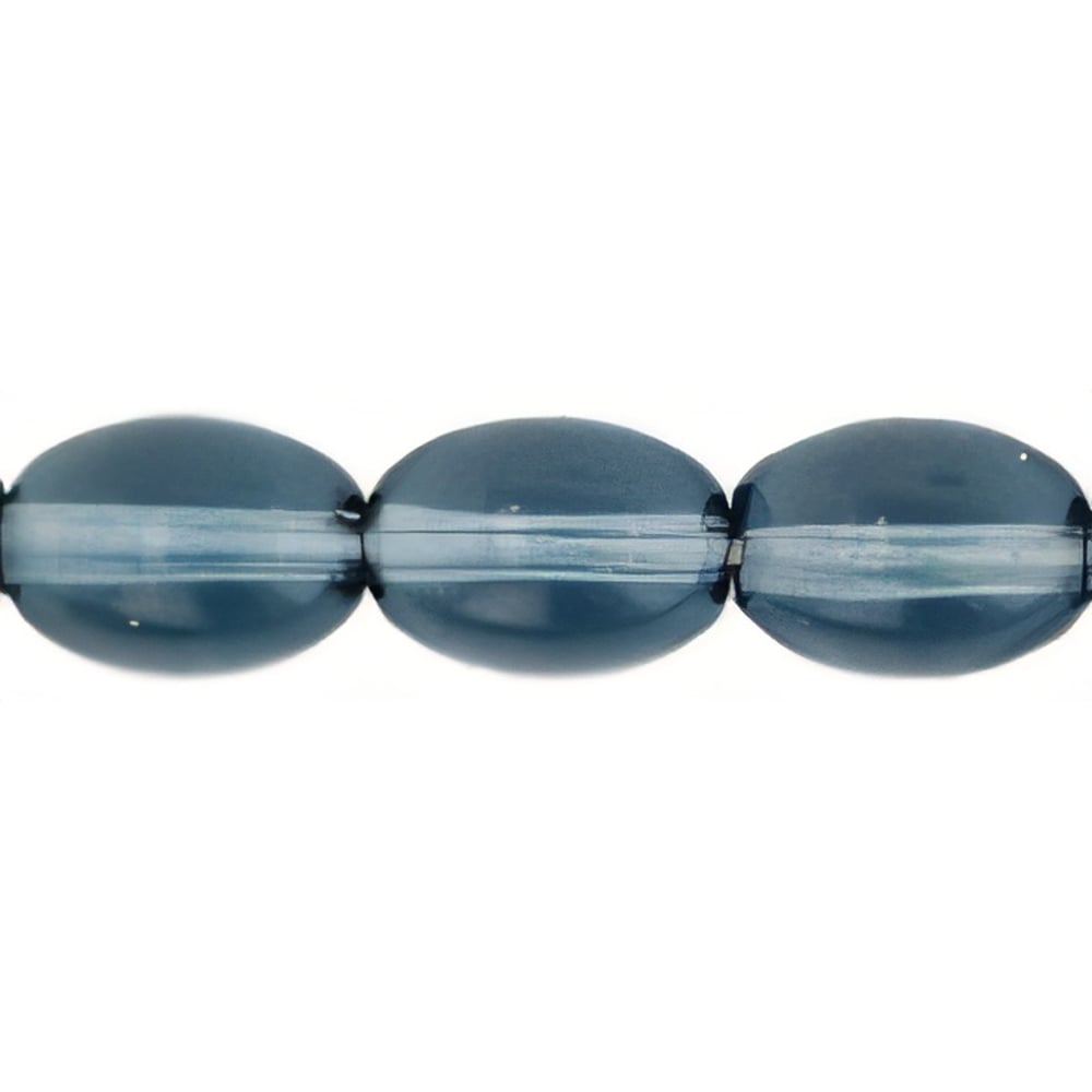 Czech Rice Beads 8 x 6mm Montana Blue (25pcs) — Beadaholique