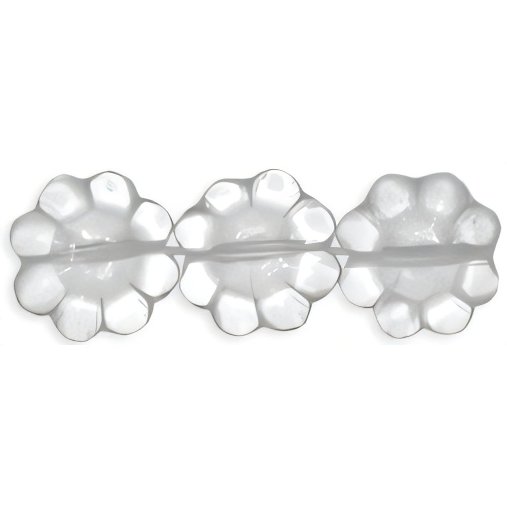 Czech Daisy Discs 9mm Crystal (25pcs) — Beadaholique