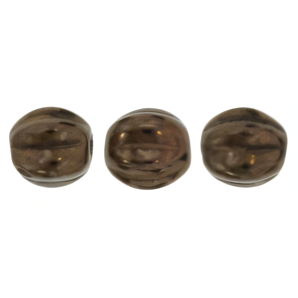 Czech Melon Round 5mm Dk Bronze (50pcs) — Beadaholique