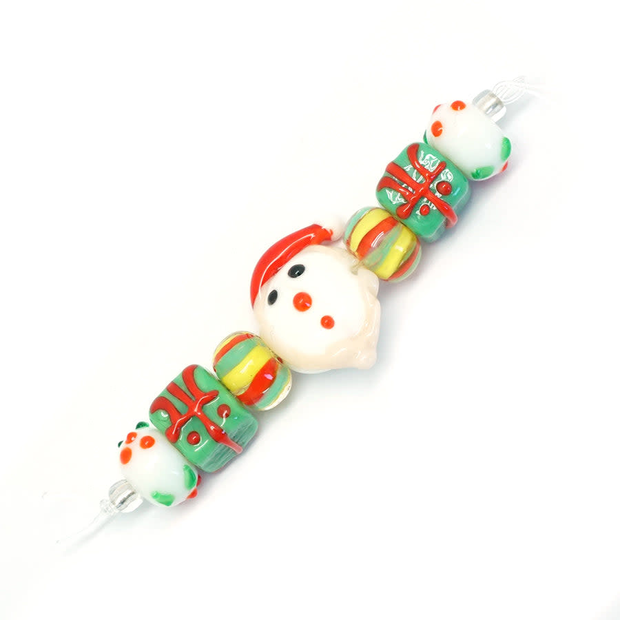 Christmas Day Lampwork Bead Set — Beadaholique