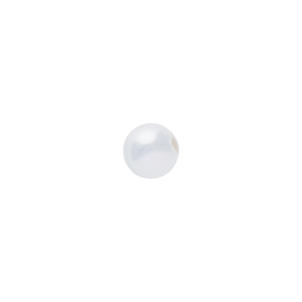 PRESTIGE Crystal, #5810 Round Pearl Bead 4mm Crystal Moonlight Pearl (1 ...