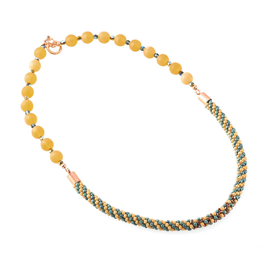 Neapolitan Necklace Kit in Green Picasso by Maggie T Designs - Limited ...
