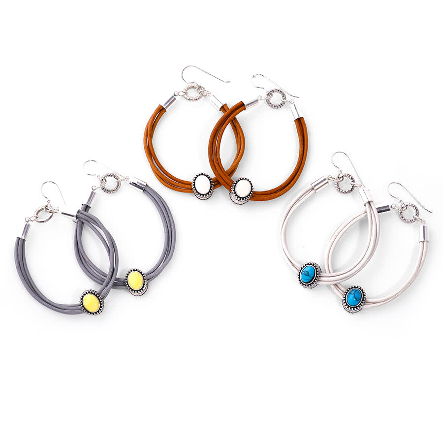 Jewelry Kit, Leather Lasso Limited Edition Trio Earring Set ...