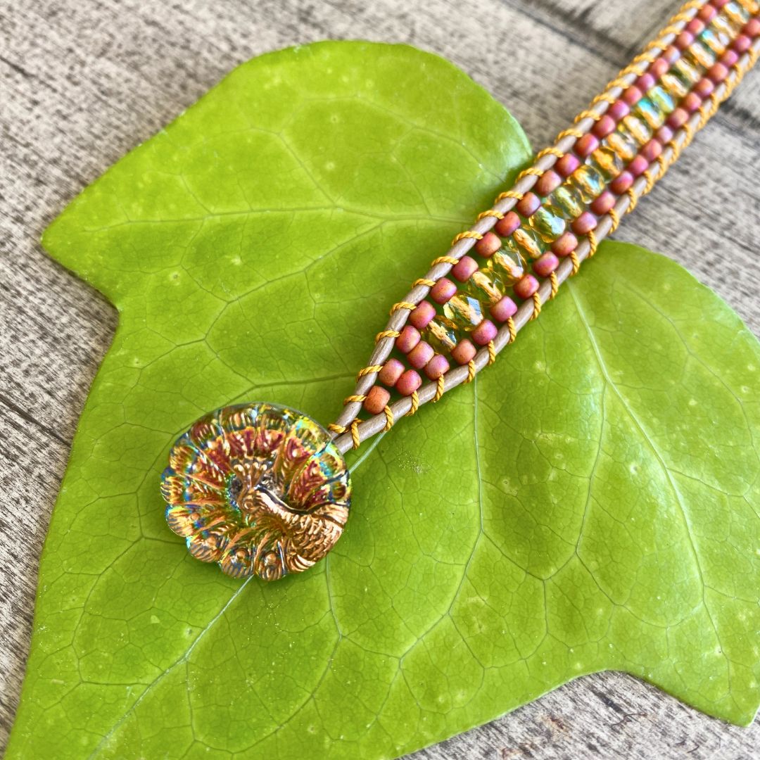 Glorious Peacock Wrapit Loom Bracelet — Beadaholique