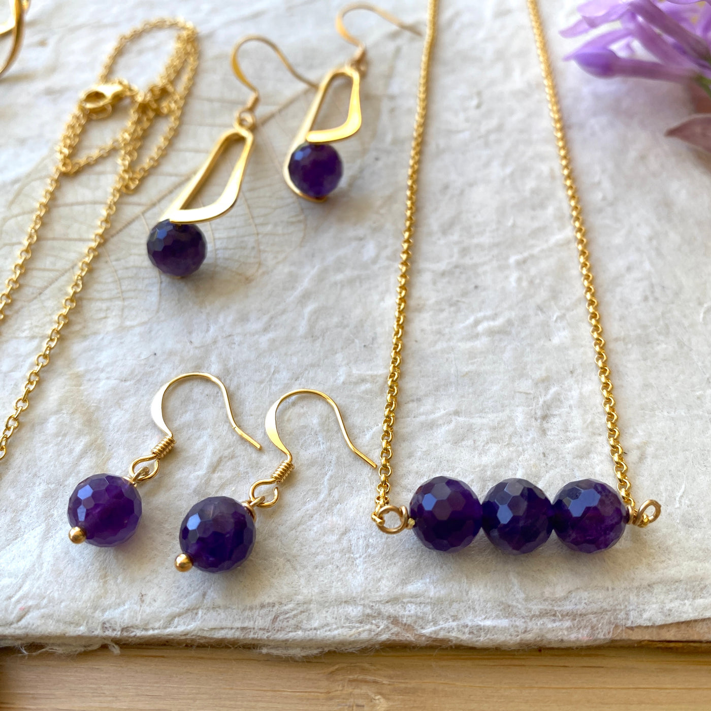 Set of 6 Amethyst Gemstone Jewelry Projects — Beadaholique