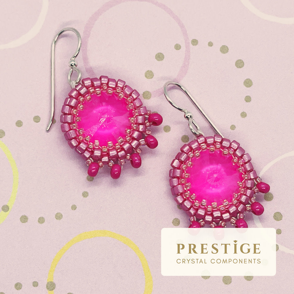 Pop of Pink Earrings (Reboot) — Beadaholique