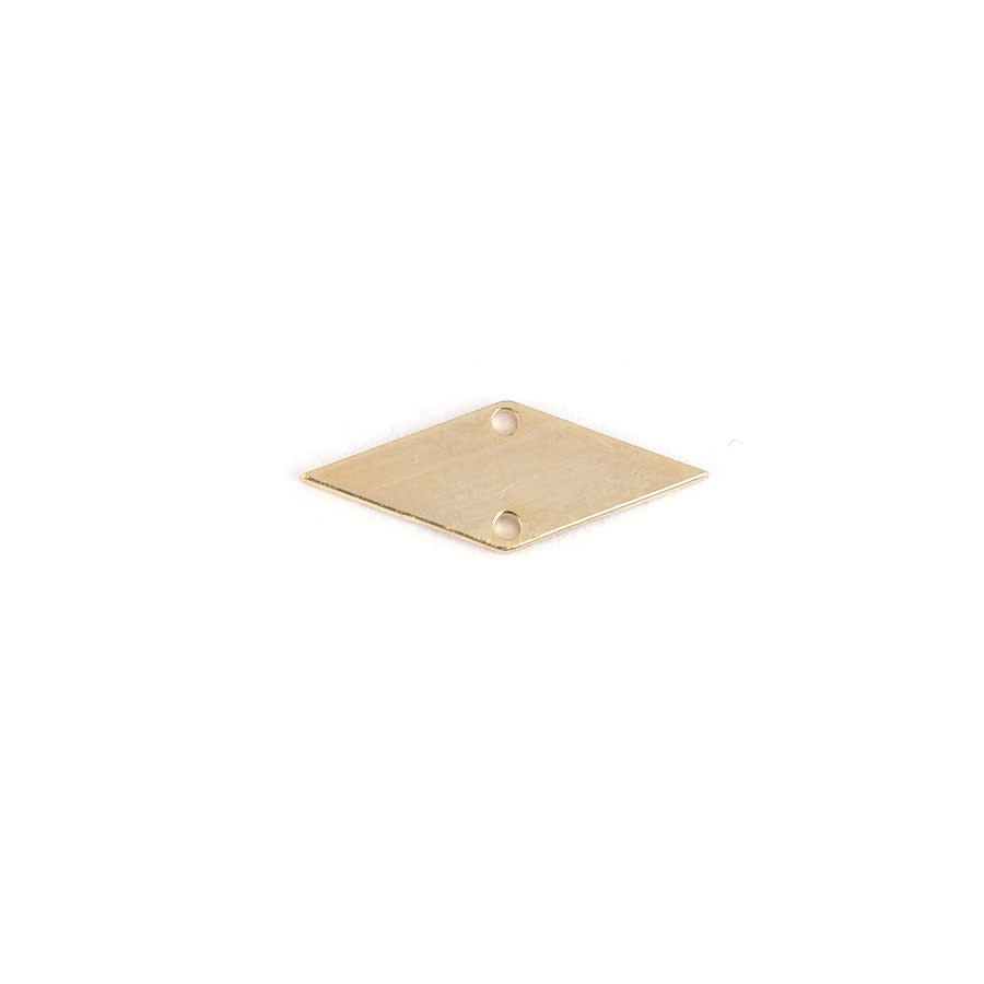 8x20 Gold Plated Diamond Shaped Connector from the Chic Collection - H ...