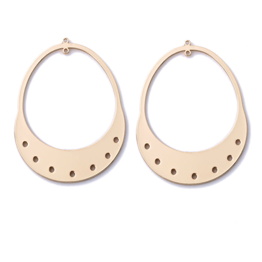 56x42mm Grande Open Arched Oval Component from the Deco Collection ...