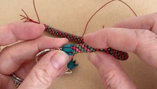 Troubleshooting: How to Shorten the End of a Kumihimo Braid to Fit into ...