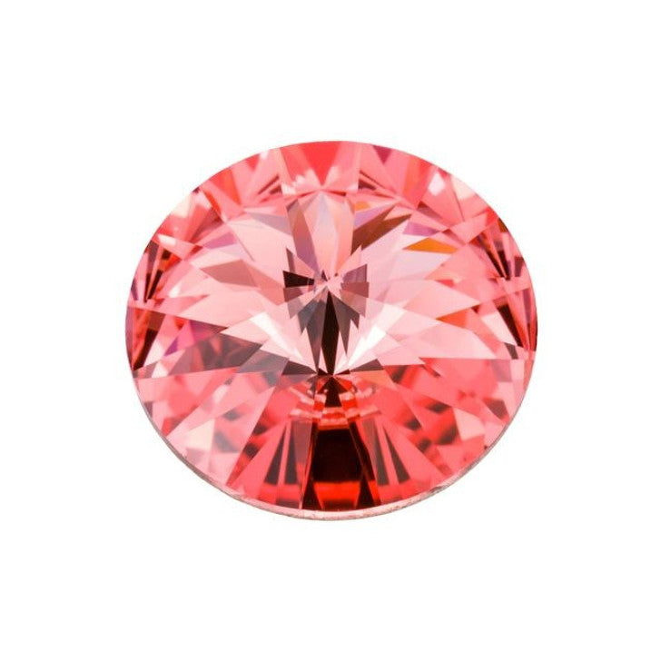 PRESTIGE Crystal, #1122 Rivoli 14mm, Rose Peach, (1 Piece) — Beadaholique