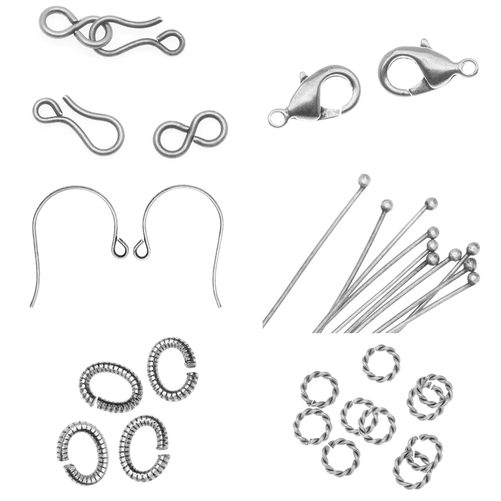 Nunn Design Antiqued Silver - Findings Collection — Beadaholique