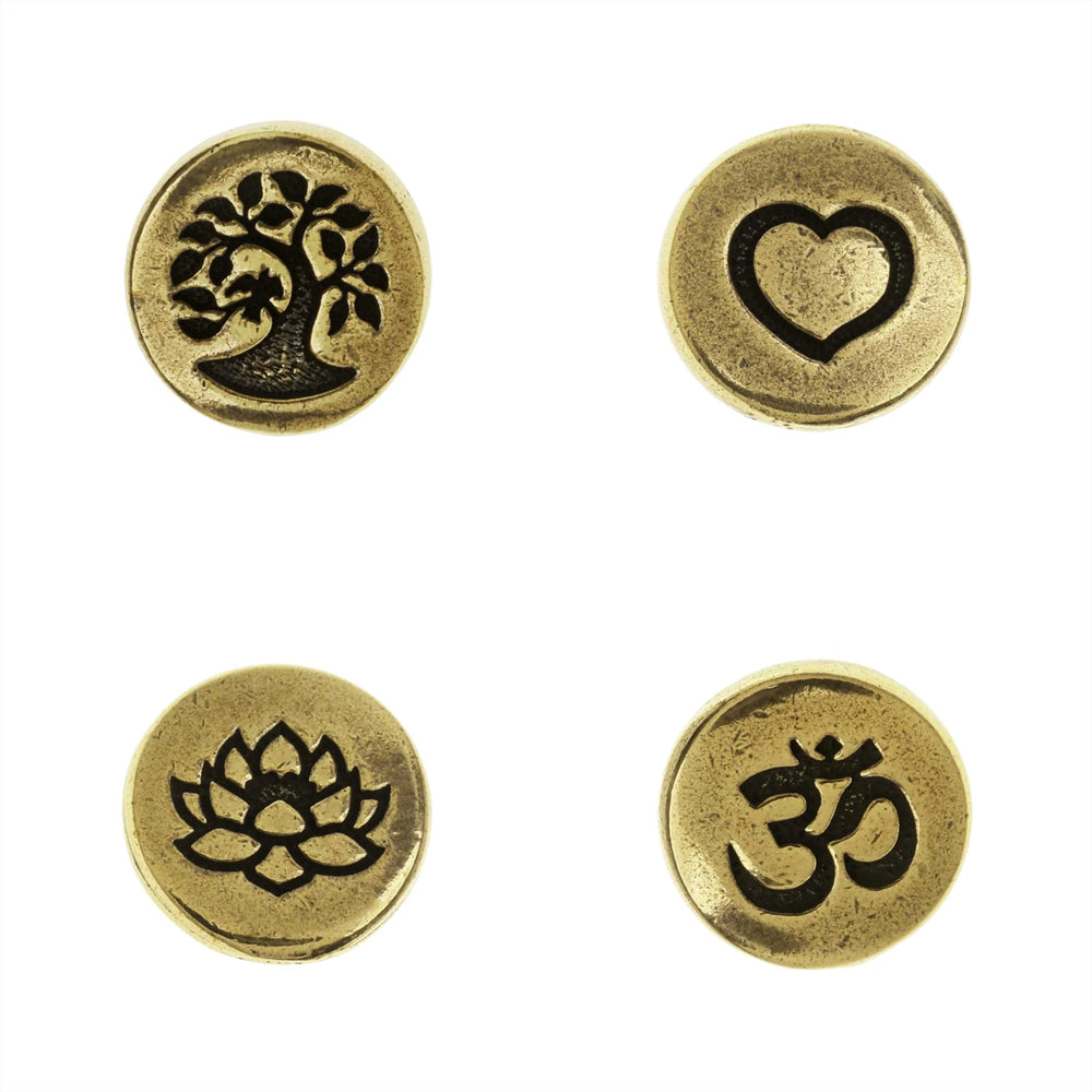 Find Your Zen in Brass Oxide - Buttons Collection — Beadaholique