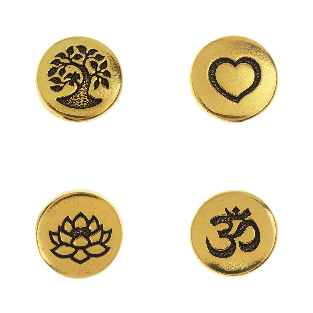 Find Your Zen in Gold - Buttons Collection — Beadaholique