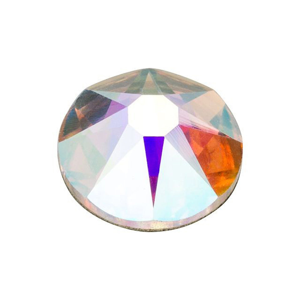PRESTIGE Crystal, #2088 Round Flatback Rhinestone SS40, Crystal AB (1 ...