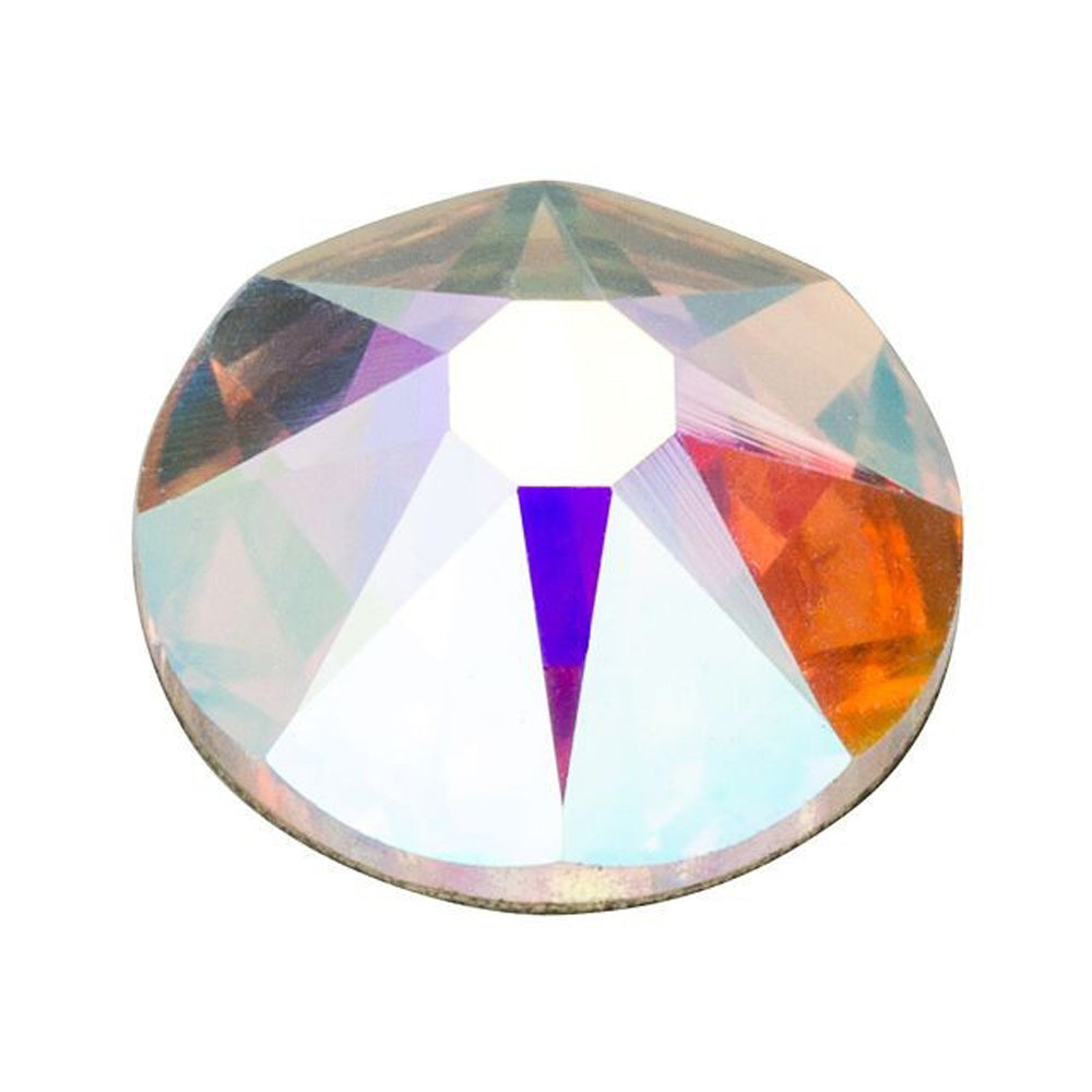 PRESTIGE Crystal, #2088 Round Flatback Rhinestone SS48, Crystal AB (1 ...