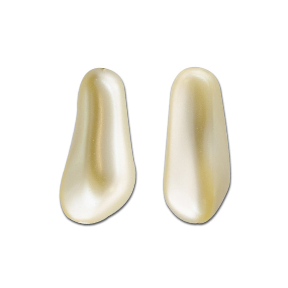 #5844 Swarovski Baroque Elongated Pearl Bead 14mm, Cream — Beadaholique