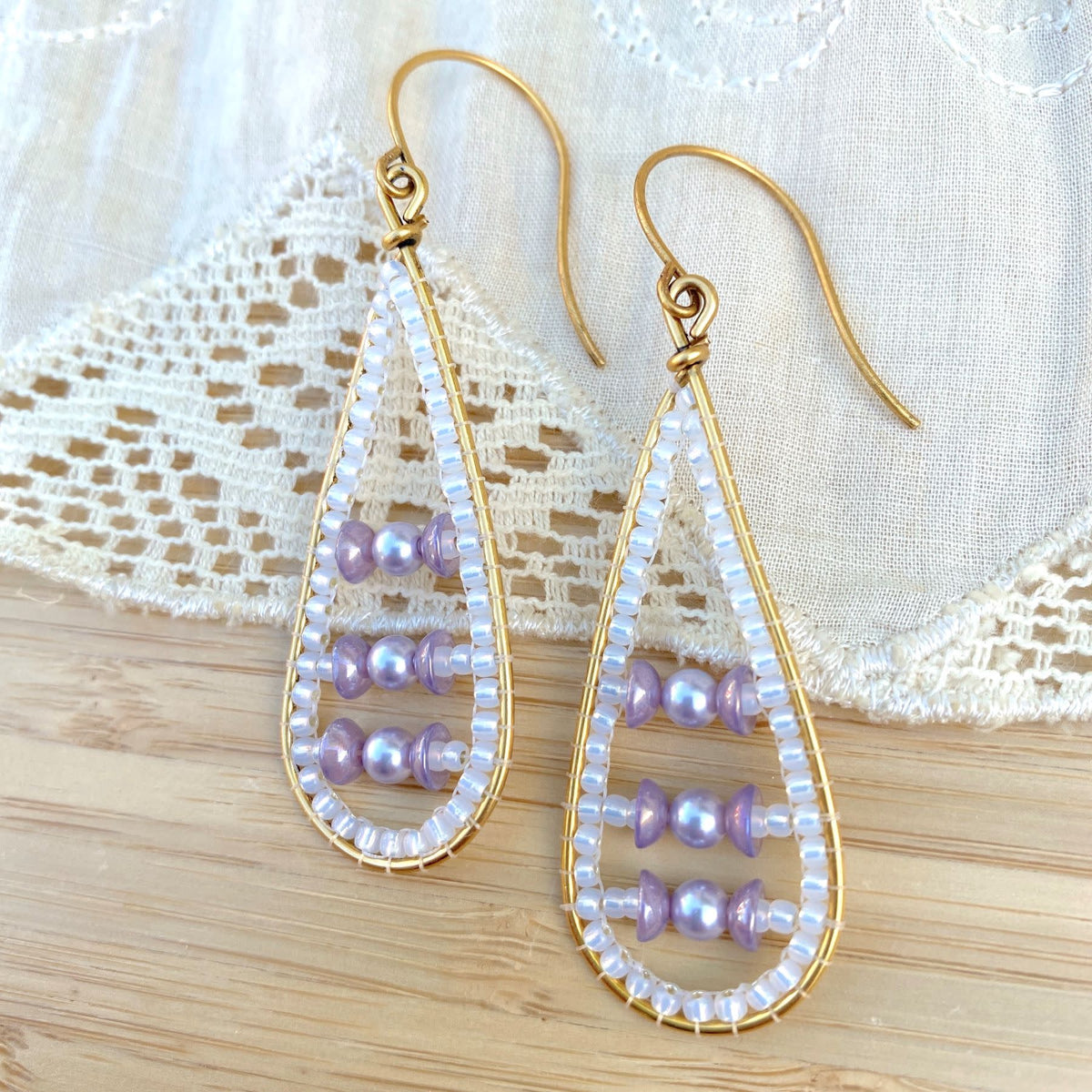 Lavender Bliss Earrings — Beadaholique
