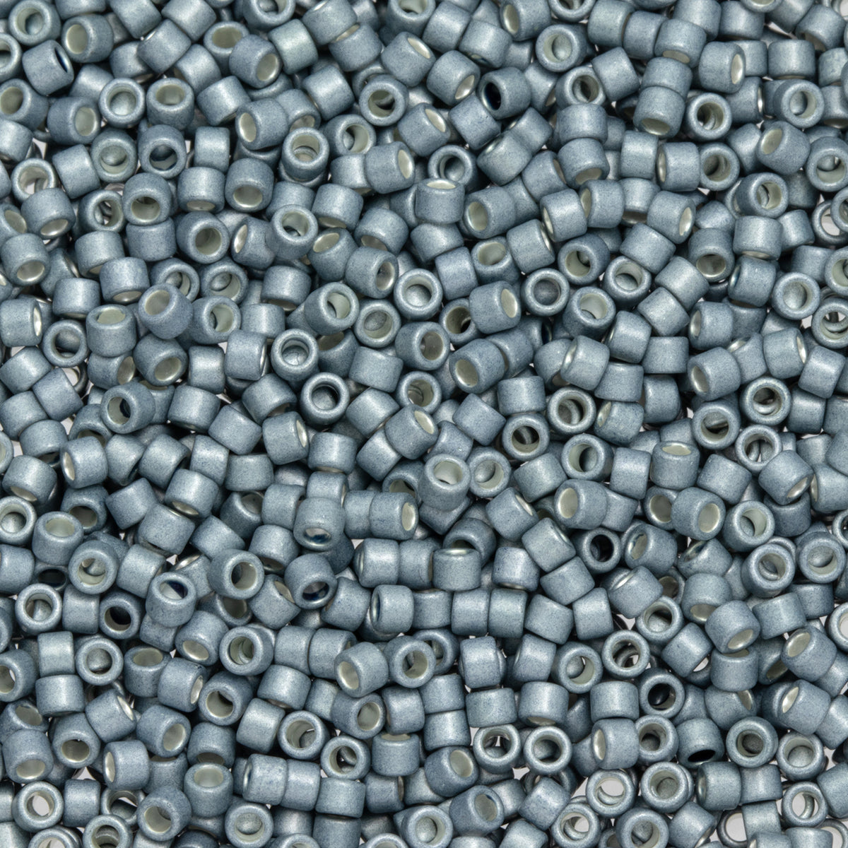 Toho Aiko Seed Beads, 11/0 #565F 'Galvanized Matte Blue Slate' (4 Grams ...