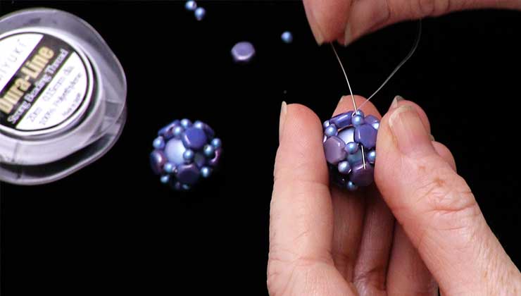 How to Make a Beaded Bead with 2-Hole Honeycomb Beads — Beadaholique