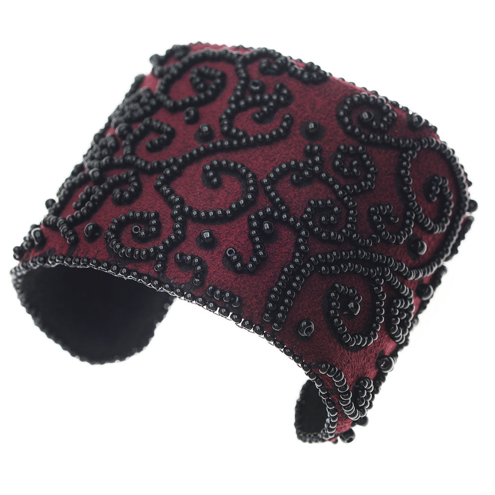 Retired - Victorian Velvet Cuff — Beadaholique