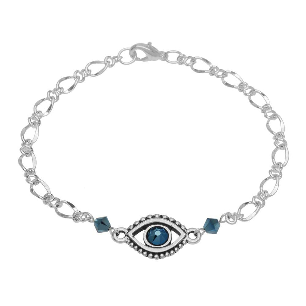 Retired - Evil Eye Link Bracelet — Beadaholique