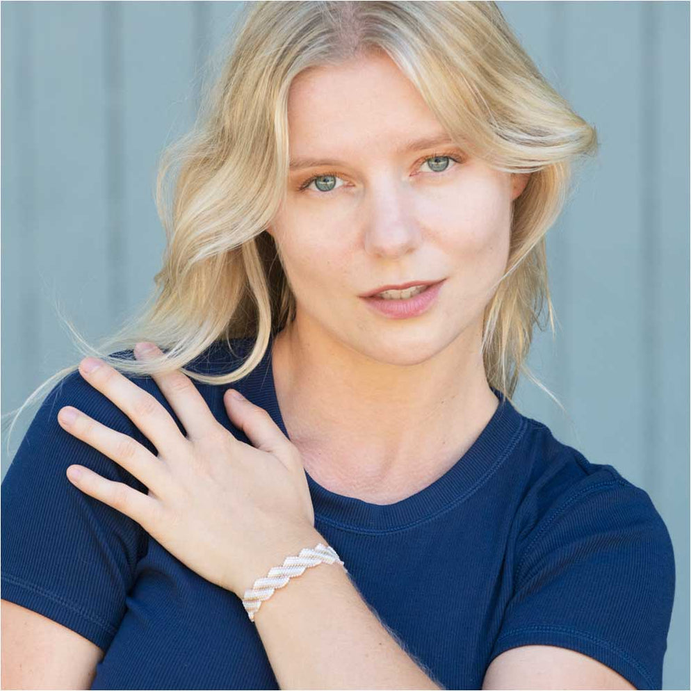 Pink Sands Brick Stitch Bracelet — Beadaholique