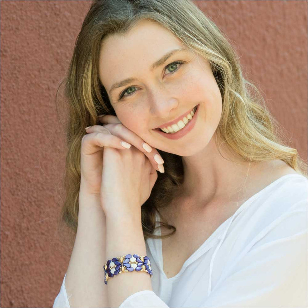 Paisley Princess Bracelet in Metalust Purple (Reboot) — Beadaholique