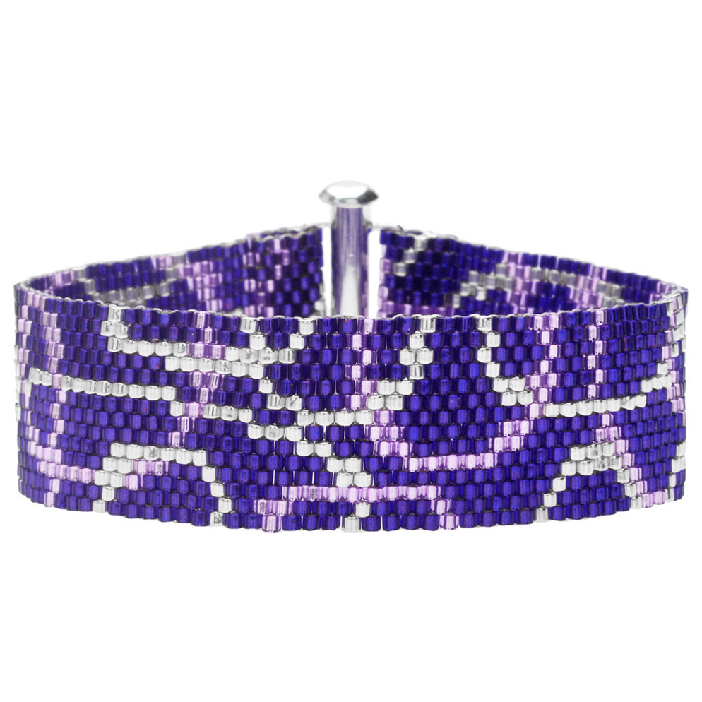 Vivacious Violet Peyote Bracelet — Beadaholique