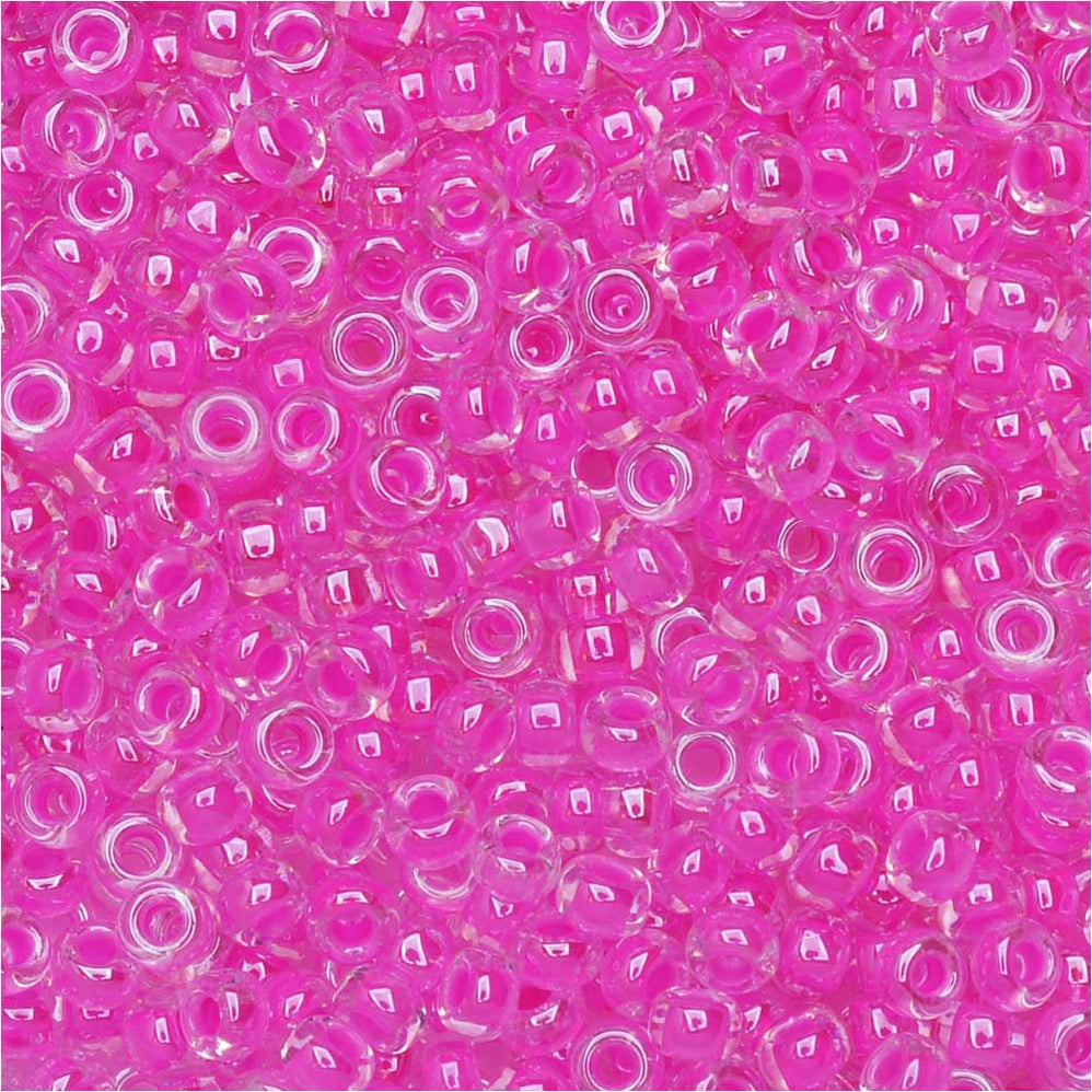 Raspberry Stripes Herringbone Bracelet — Beadaholique