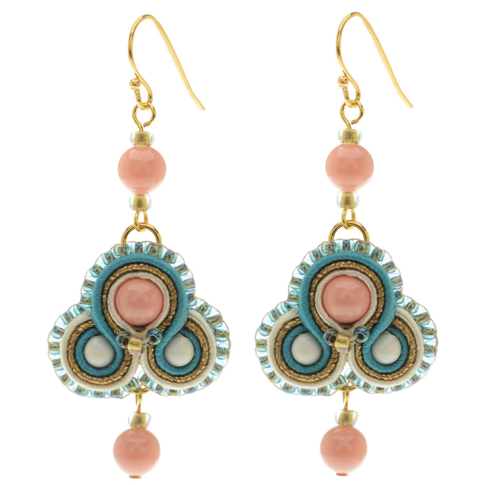 Retired - Key West Soutache Earrings — Beadaholique