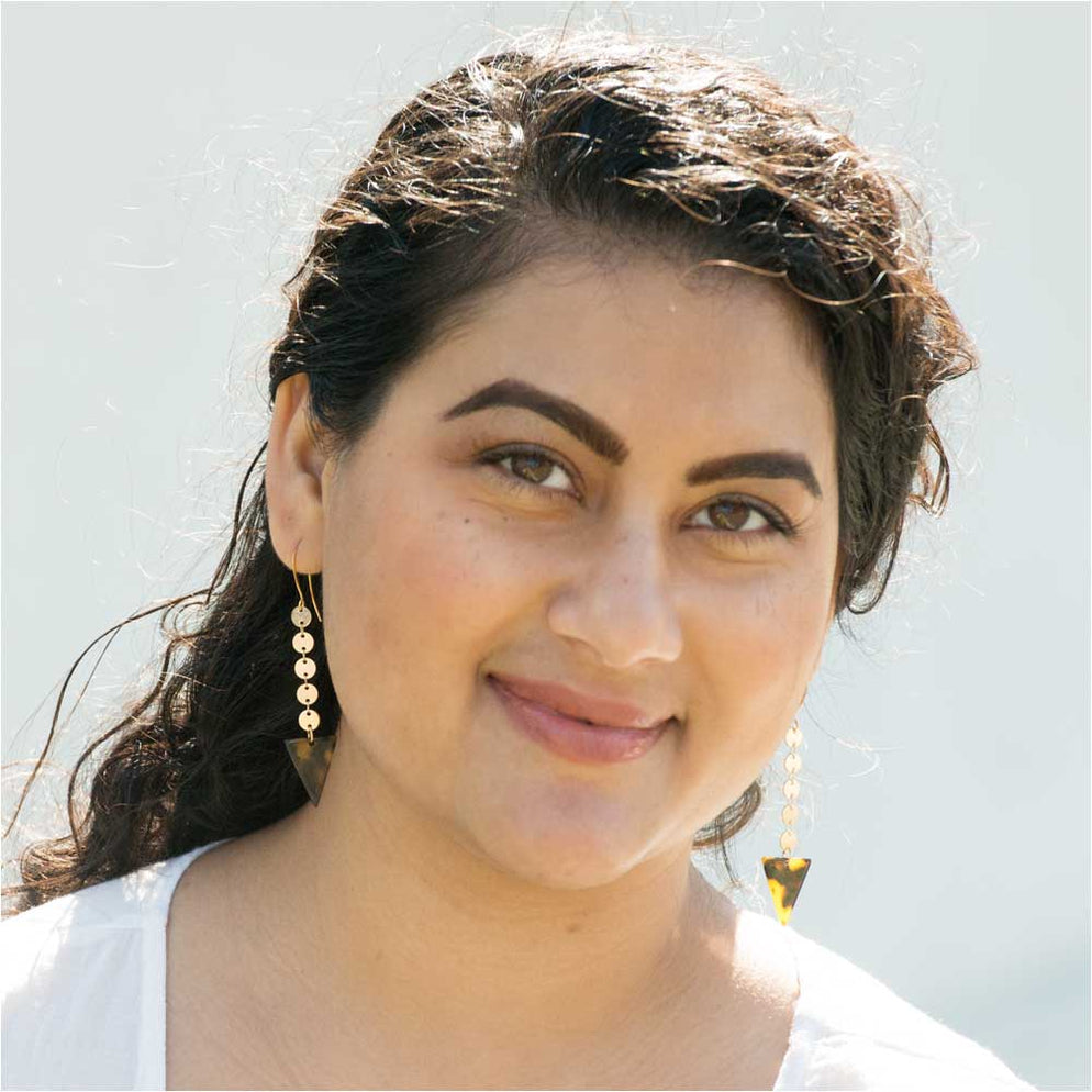 Triangle Tortoise Shell Acetate Earrings — Beadaholique