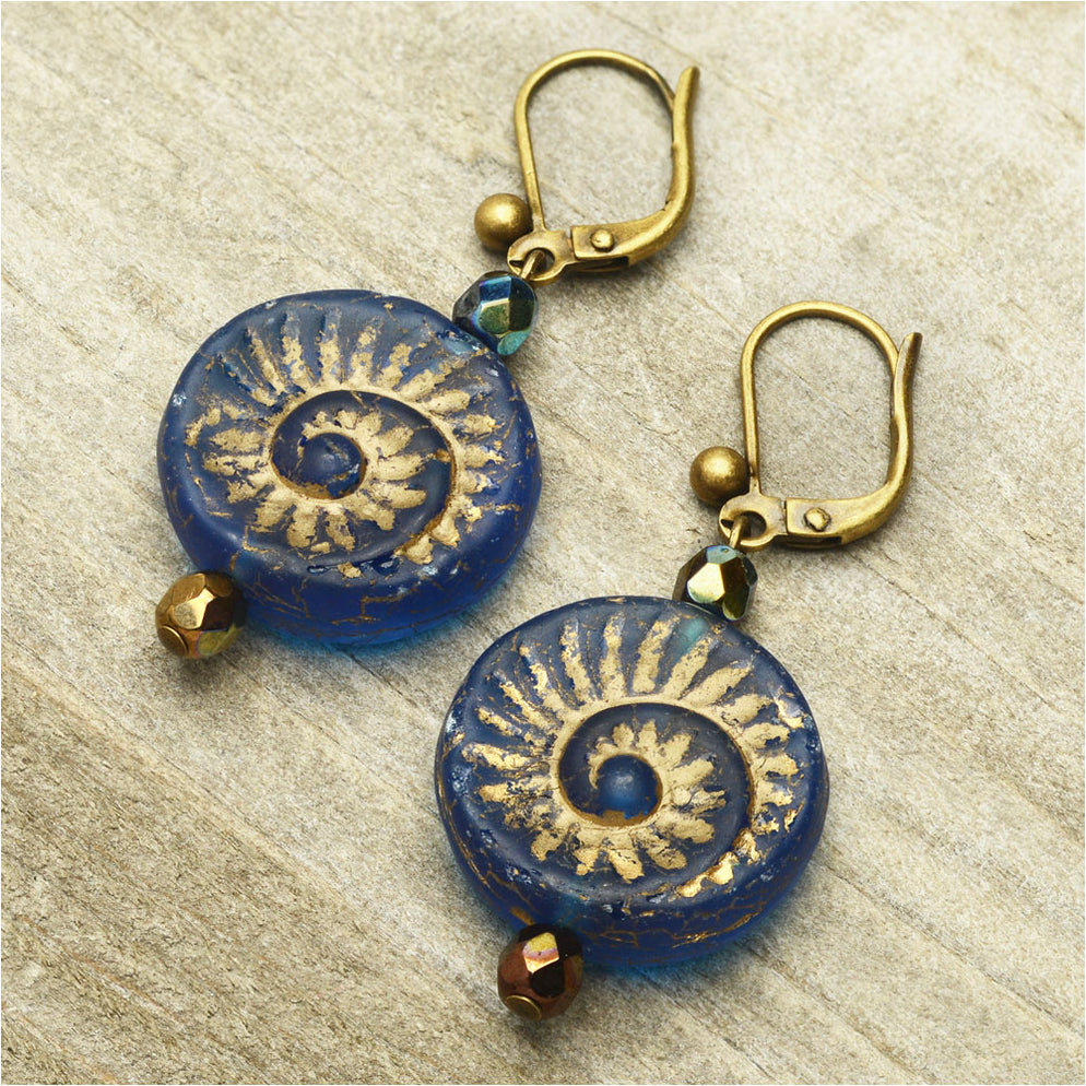Fantastic Fossil Earrings — Beadaholique
