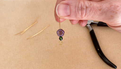 How to Make a Spiral Head Pin — Beadaholique
