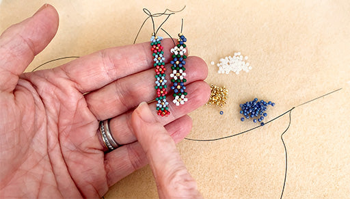 How to Right Angle Weave a Daisy Flower Pattern — Beadaholique