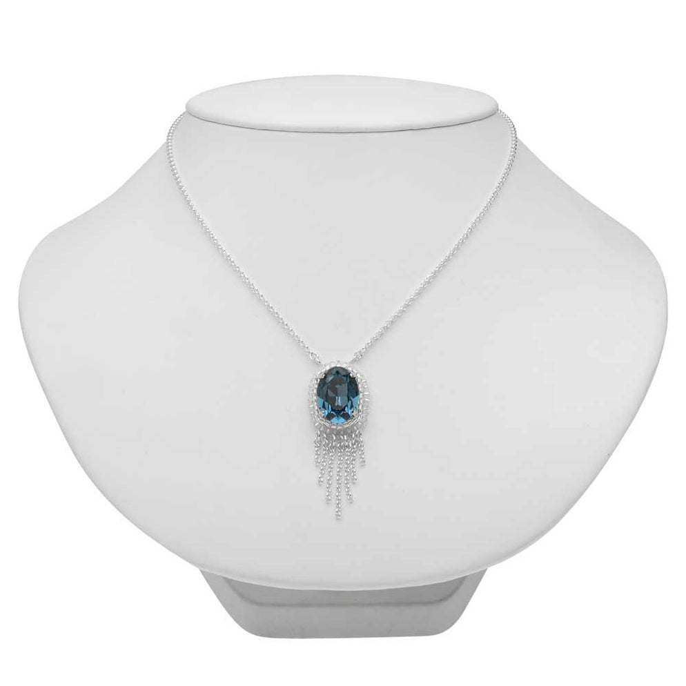 Retired - Deep Blue Jewel Necklace — Beadaholique