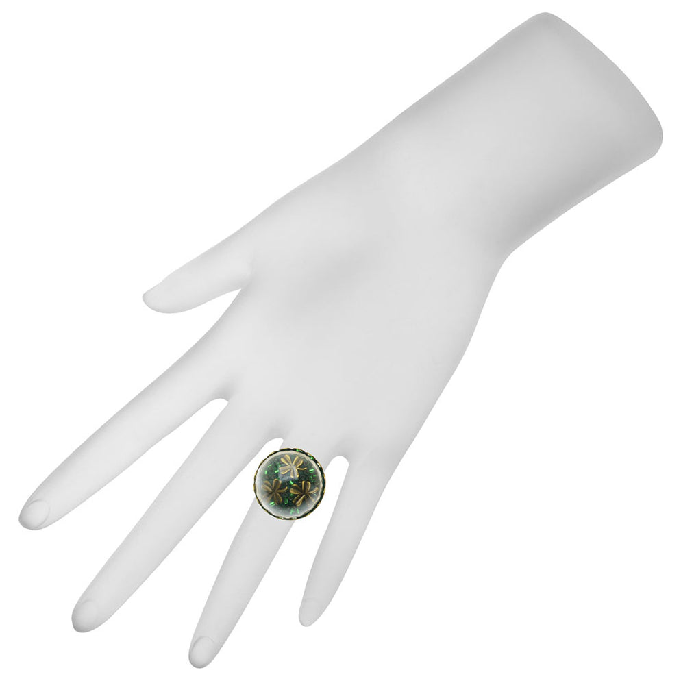 Retired - Clover Dome Ring — Beadaholique