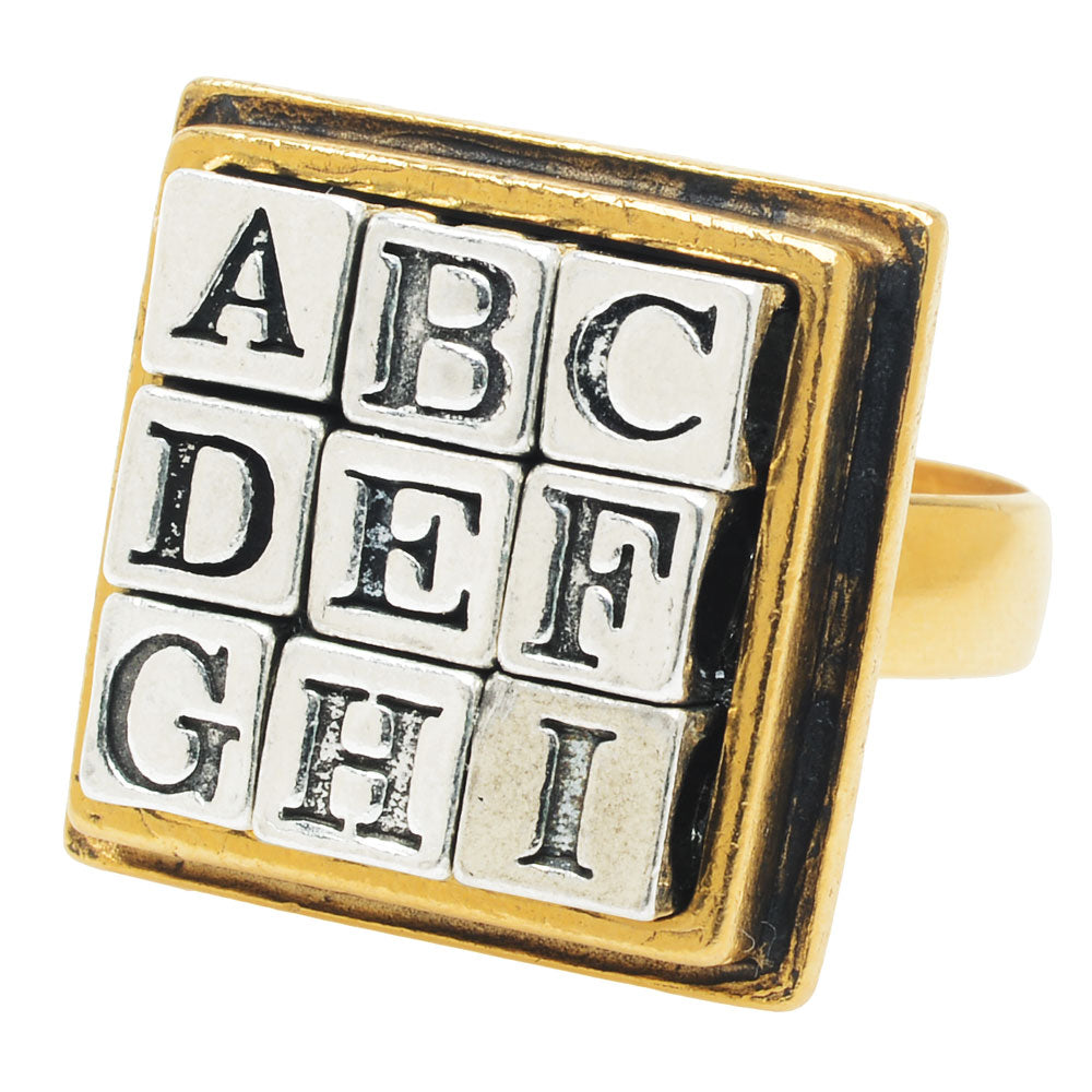Retired - The Alphabet Ring — Beadaholique