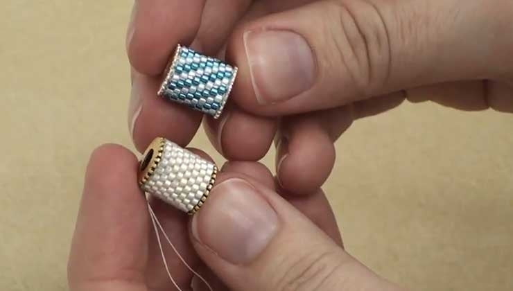 How to Cover a Channel Bead Core With Bead Weaving — Beadaholique