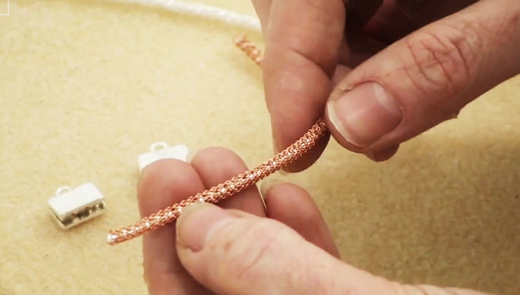 How to Use SilverSilk Pinch End Caps and Make a Bracelet — Beadaholique