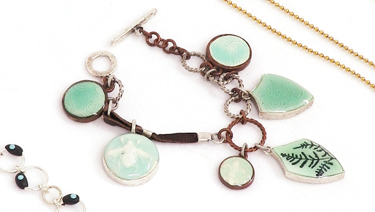 Rubber Stamped Jewelry Design Ideas by Becky Nunn — Beadaholique