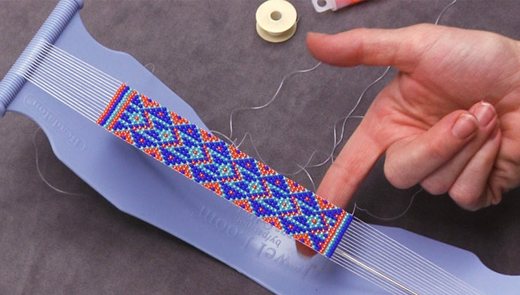How to Tie Off and Add More Thread in Loom work — Beadaholique
