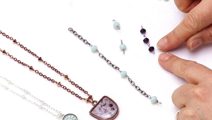 How to Make Beaded Link Chain With Wire Loops — Beadaholique