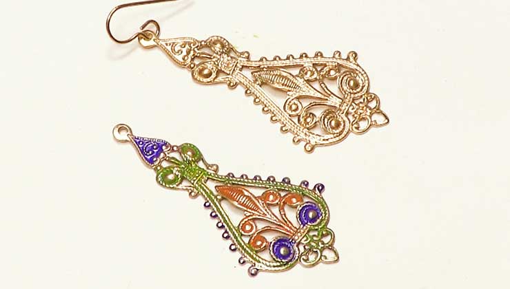 How to Make the Saint-Tropez Earrings featuring Vintaj Filigree and Pa ...
