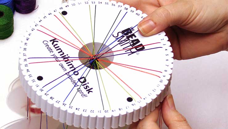 How To Make a 24 Warp Kumihimo Round Braid — Beadaholique