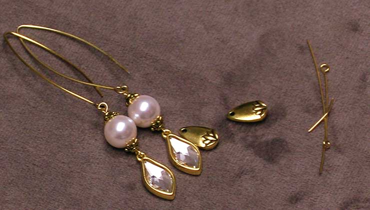 Quick, Easy & Elegant Wedding Jewelry: Timeless Pearl and Crystal Earr ...