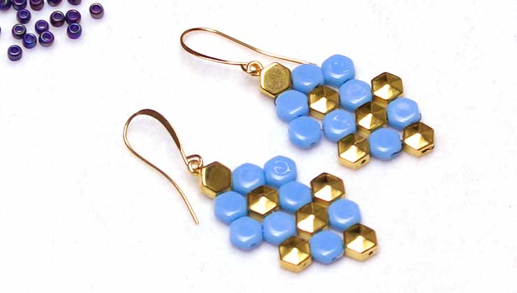 How to Use Cymbal Bead Substitutes and Side Beads in Bead Weaving ...